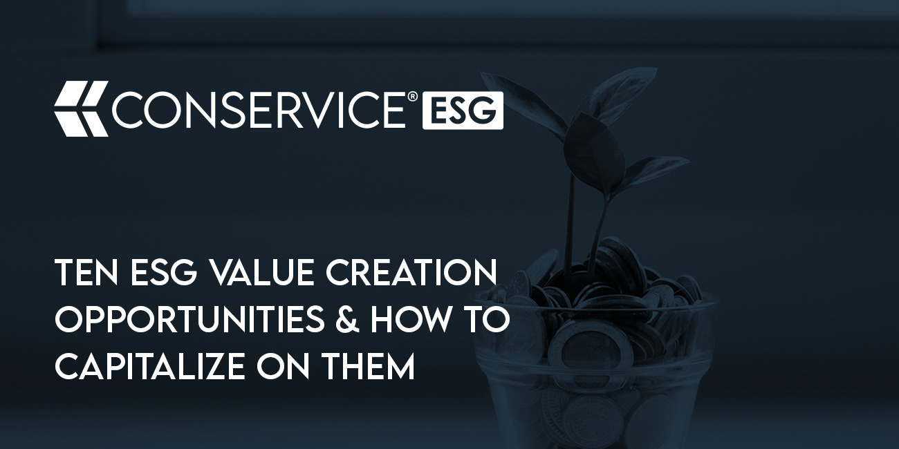 ESG value creation opportunities & how to capitalize on them